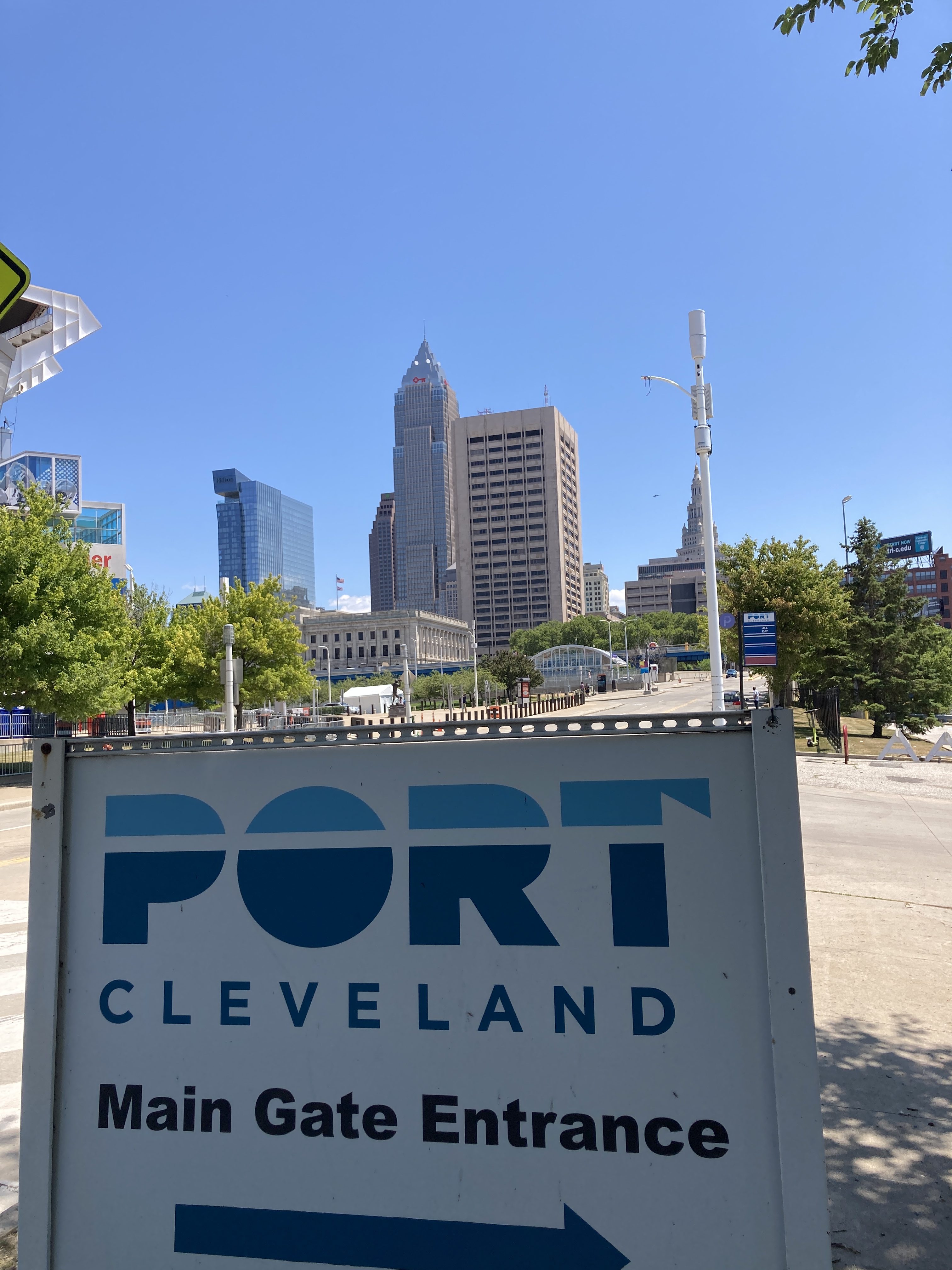 Grimm_Port of Cleveland sign – NOAA Teacher at Sea Blog