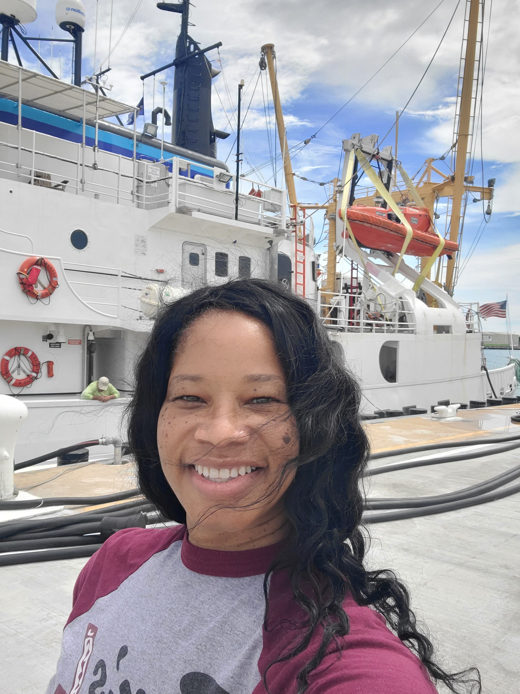 Hastie_ship selfie 1 – NOAA Teacher at Sea Blog