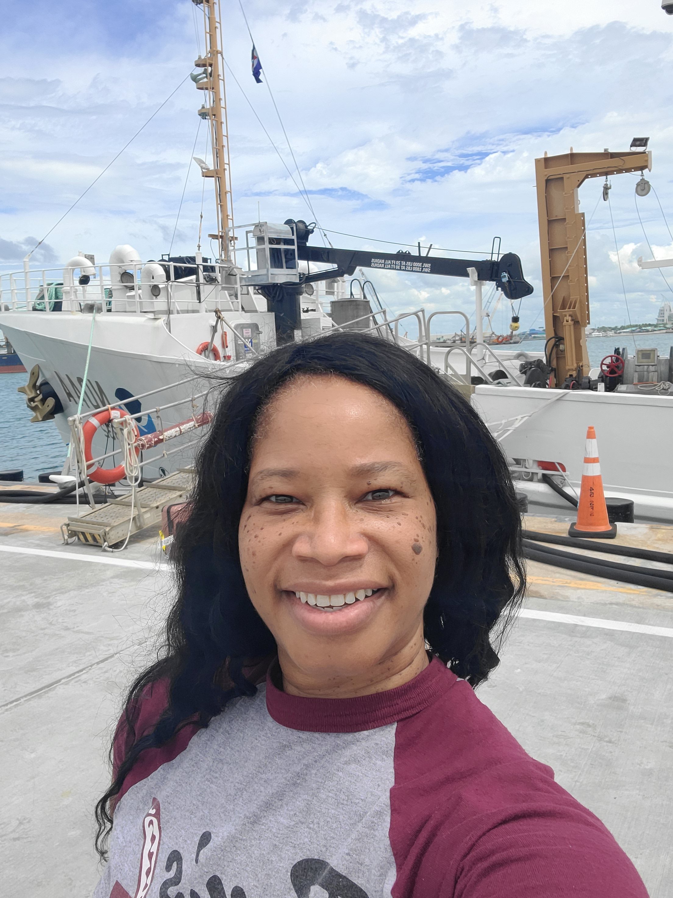 Hastie_ship selfie 2 – NOAA Teacher at Sea Blog